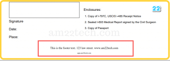 USCIS Medical Interfile with Barcode for Pending i485 (Send without RFE ...